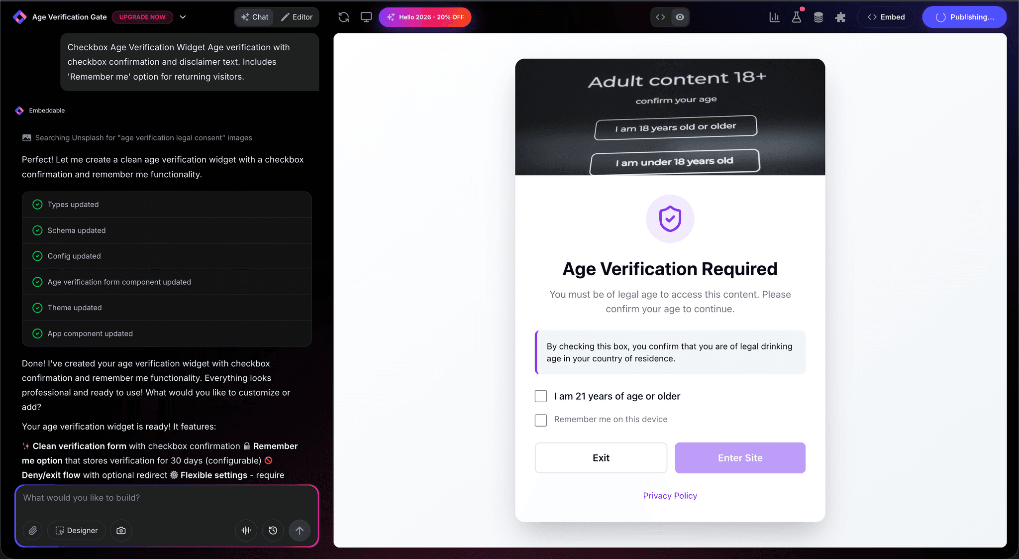 How to Build an Age Verification Popup for Your Website in 2026 ...