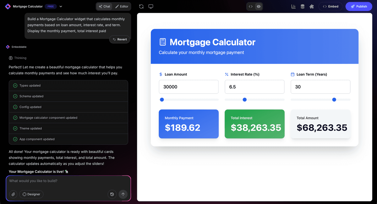 How to Build a Custom Calculator Widget for Your Website | Embeddable